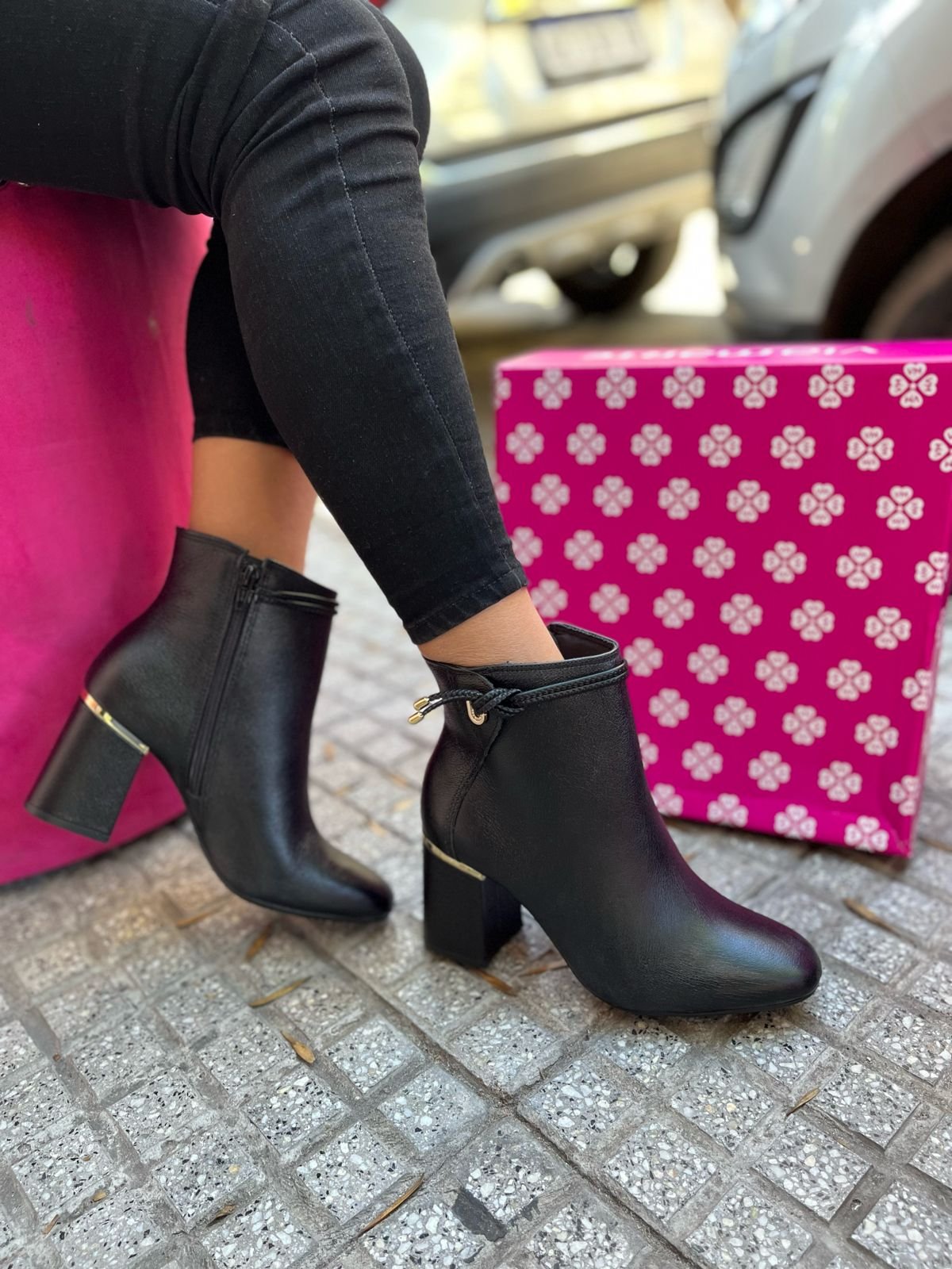 Bota de Mujer Casual Negro Via Marte Brasil - Coqueterias Zapatos